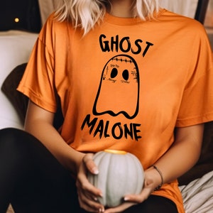 Ghost Malone Funny SVG PNG PDF, Funny Halloween Svg, Halloween T-shirt ...