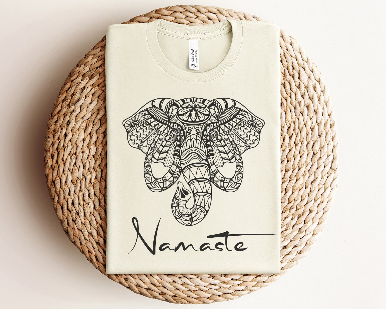 Namaste Elephant Yoga SVG PNG PDF, Namaste Svg, Inspirational Svg ...