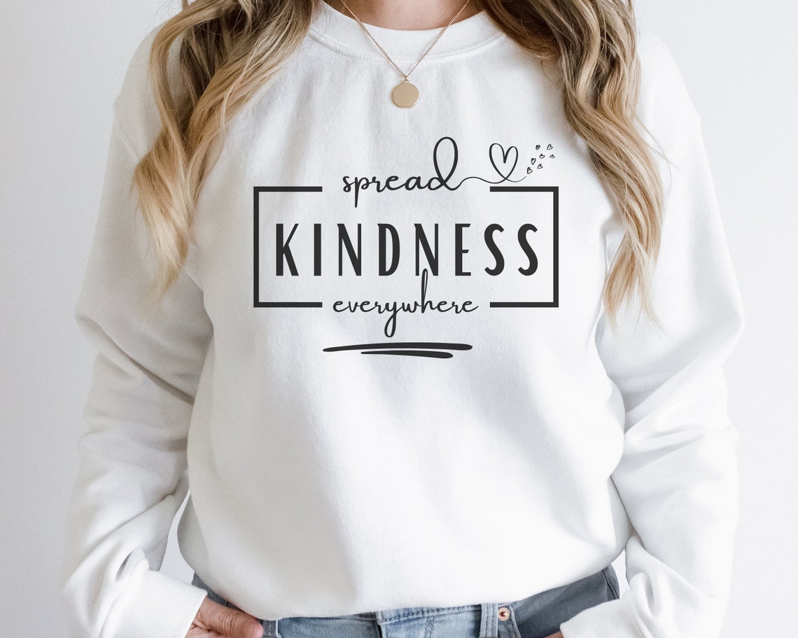 Spread Kindness Everywhere SVG PNG PDF Inspirational Svg - Etsy