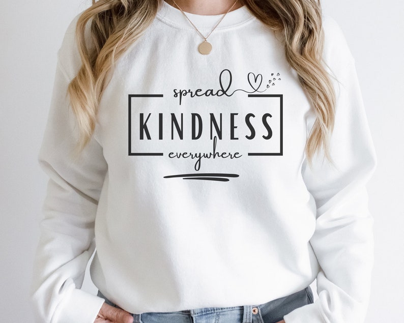 Spread Kindness Everywhere SVG PNG PDF Inspirational Svg - Etsy