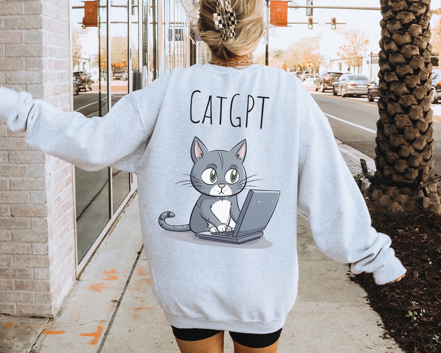 Funny Computer Cat PNG Cat GPT Funny Cat Computer Shirt Png - Etsy