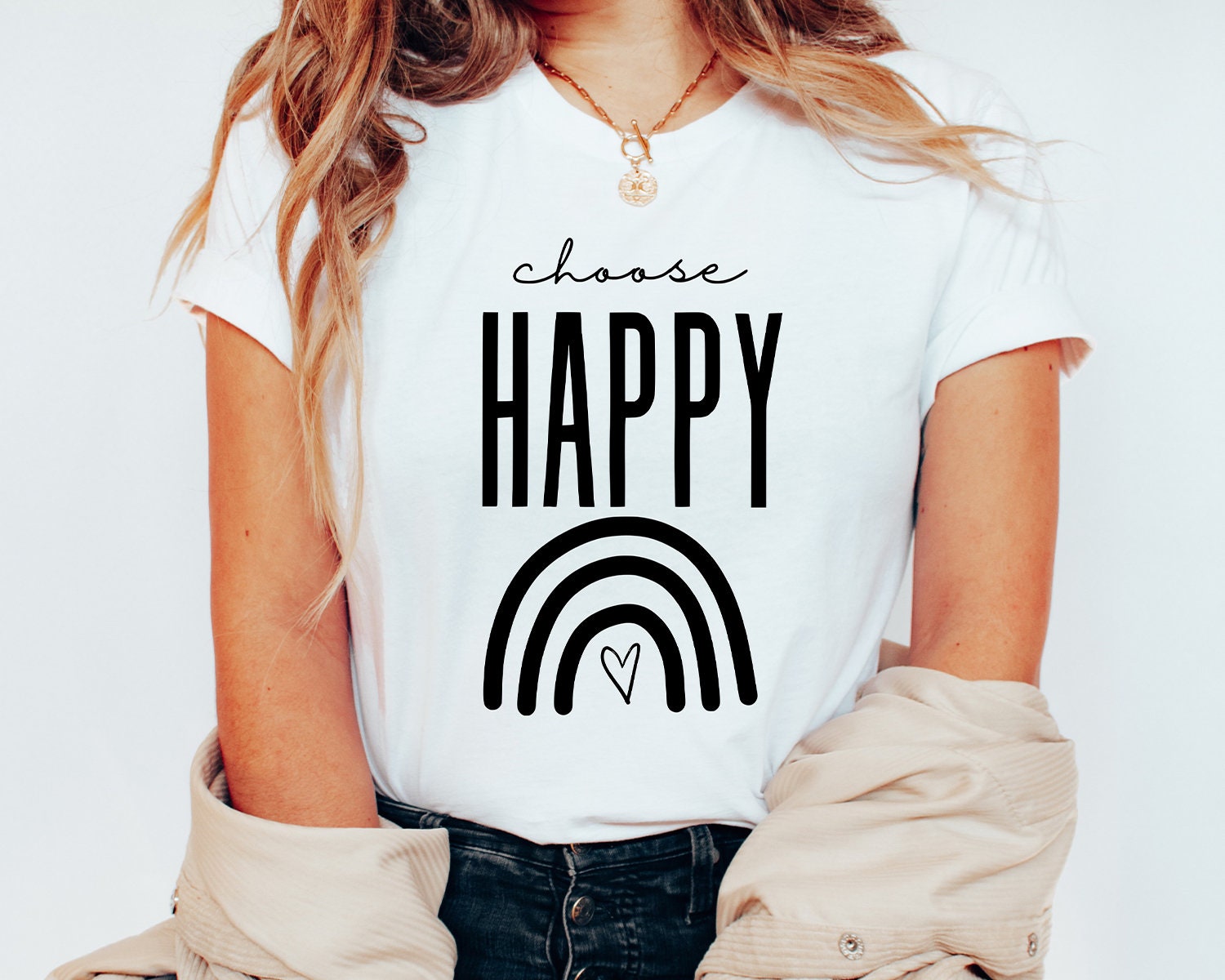 Choose Happy SVG PNG PDF Motivational Svg Inspirational Svg - Etsy