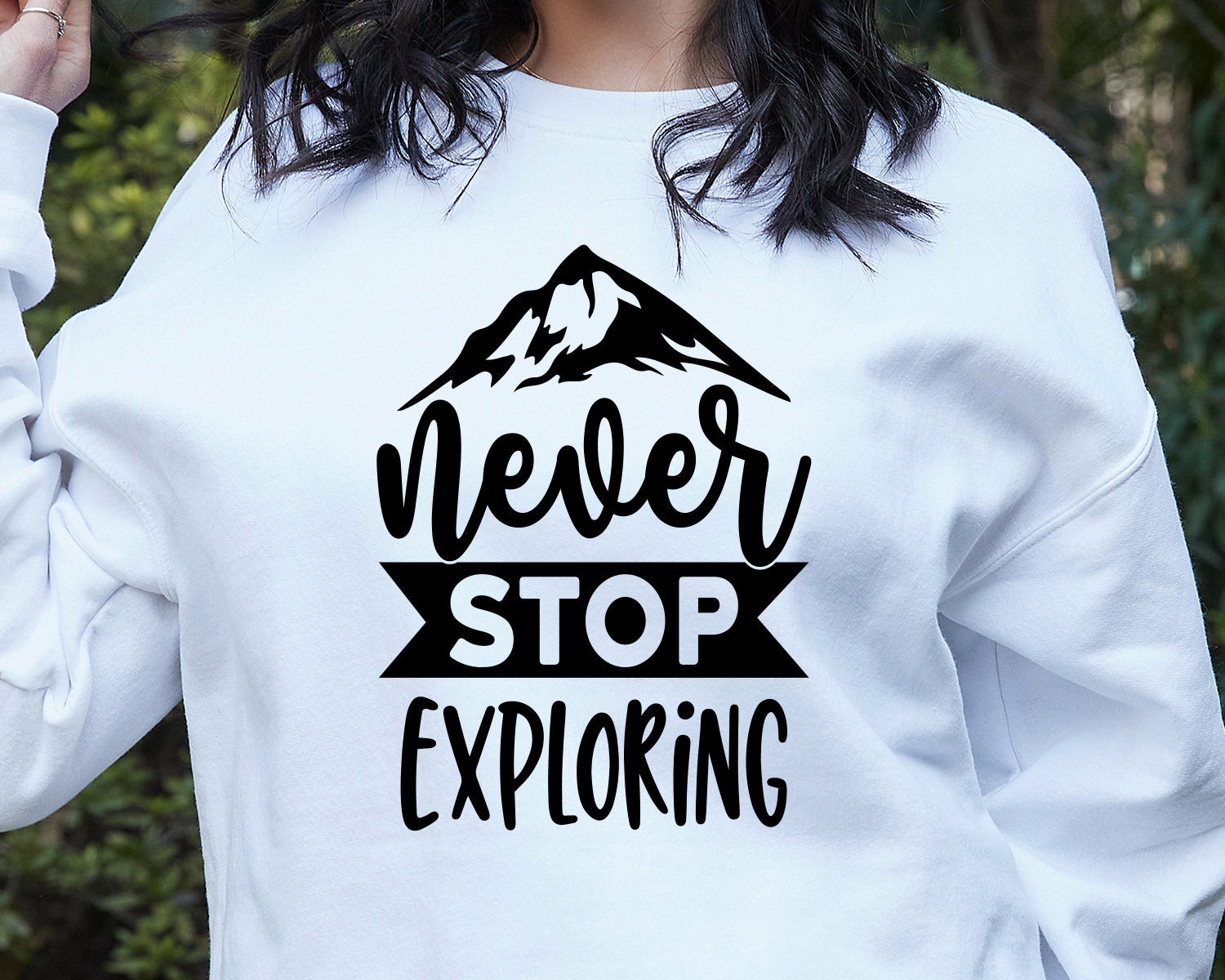 Never Stop Exploring SVG PNG PDF, Outdoor Svg, Hiking Svg ...