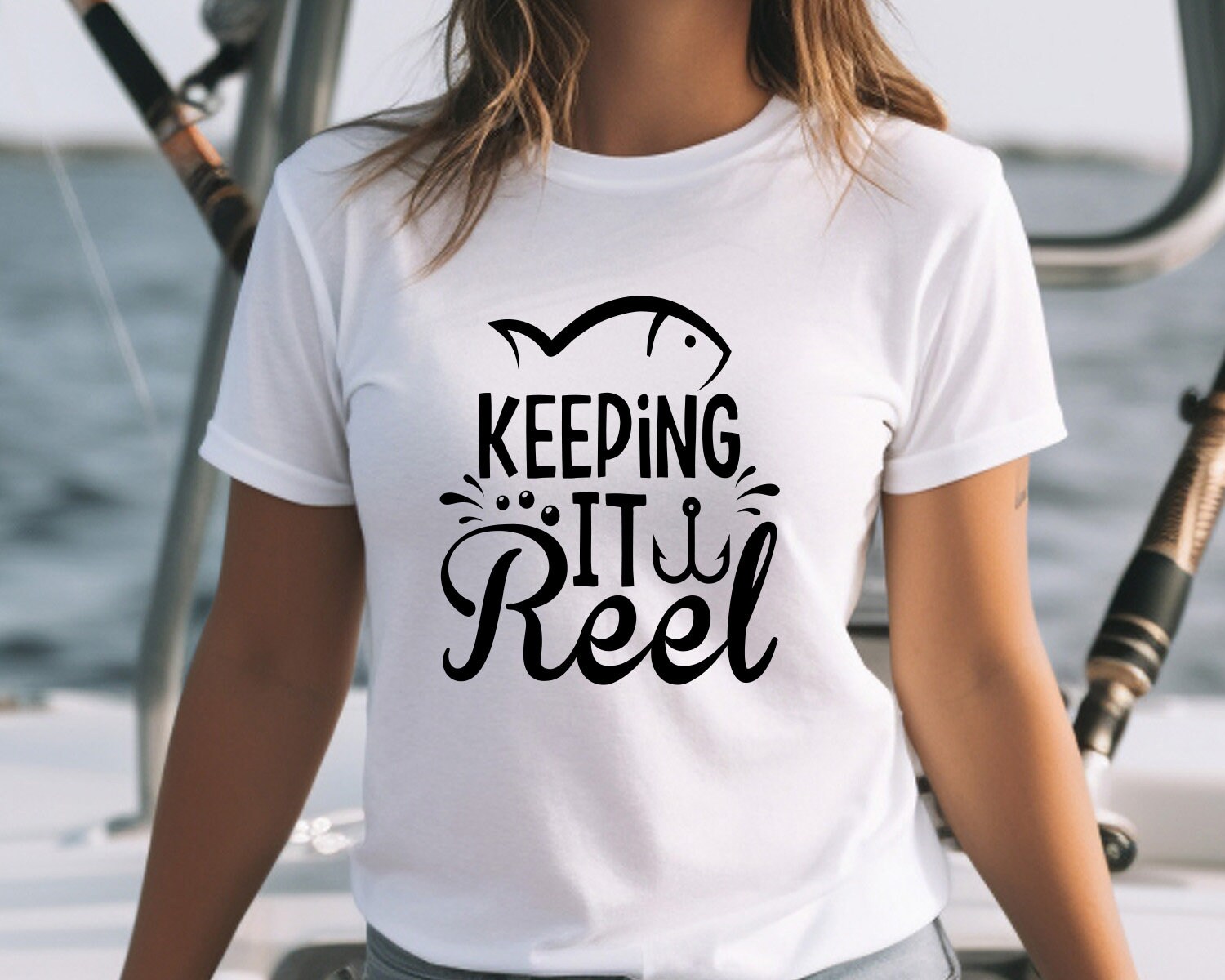 Keeping It Reel SVG PNG PDF Fishing Svg Angler Svg Reel - Etsy