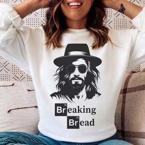 Cool Jesus Breaking Bread SVG PNG PDF, Christian Svg, Last Supper Svg ...