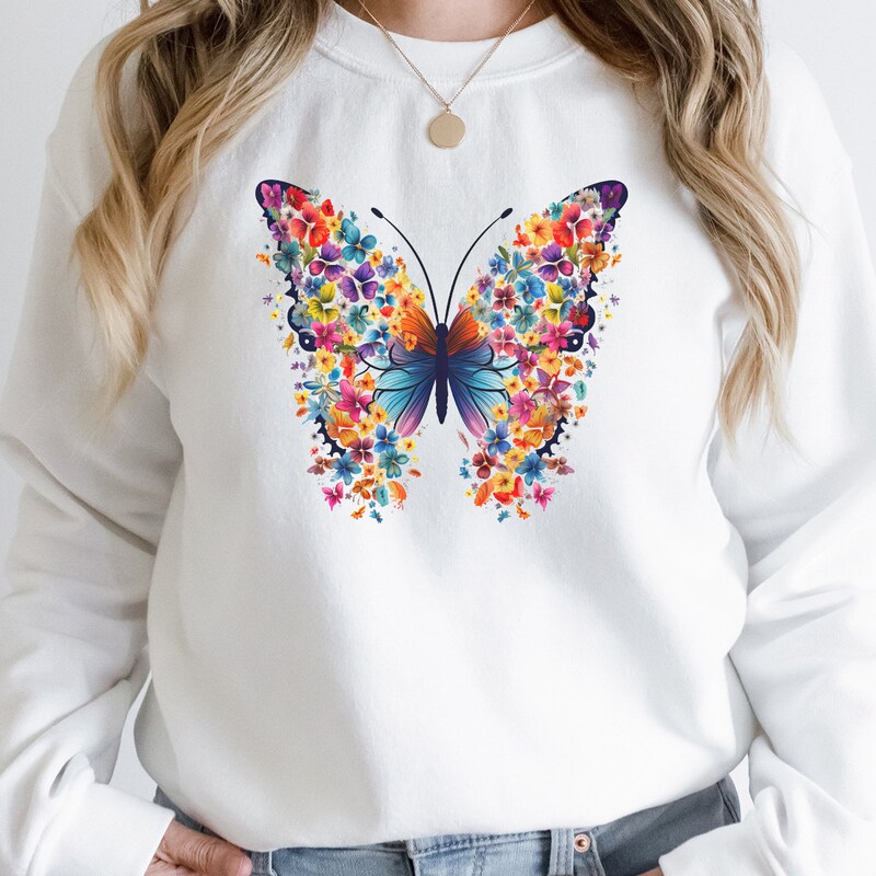 Butterfly Flourish - Etsy