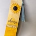 Choose Happy Yellow Bookmark With Blue Tassel, Book Accessories, Book ...