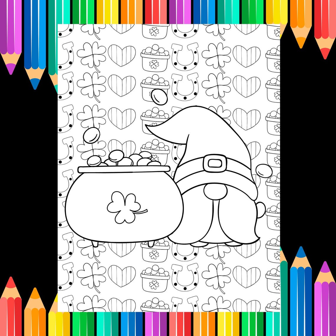 Winter Gnome Coloring Pages (PDF) | Christmas & Holiday Seasonal ...