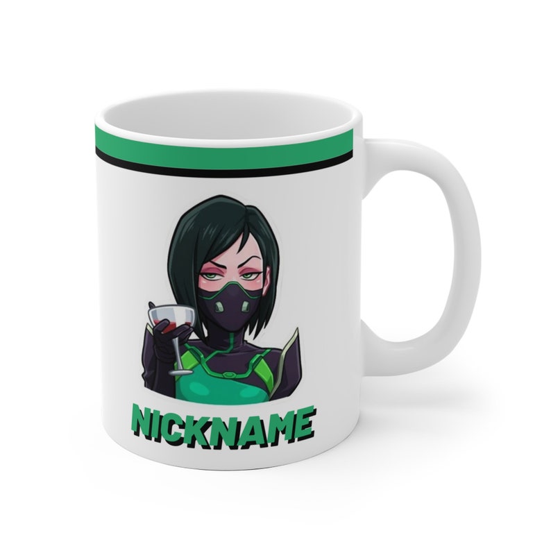 Customizable Valorant Viper Character Inspired Design Mug Unique Gamer ...