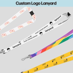 Custom Logo Lanyard Personalized Lanyard Breakaway Lanyard Custom ...
