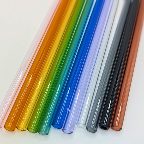 Glass Straws - Etsy