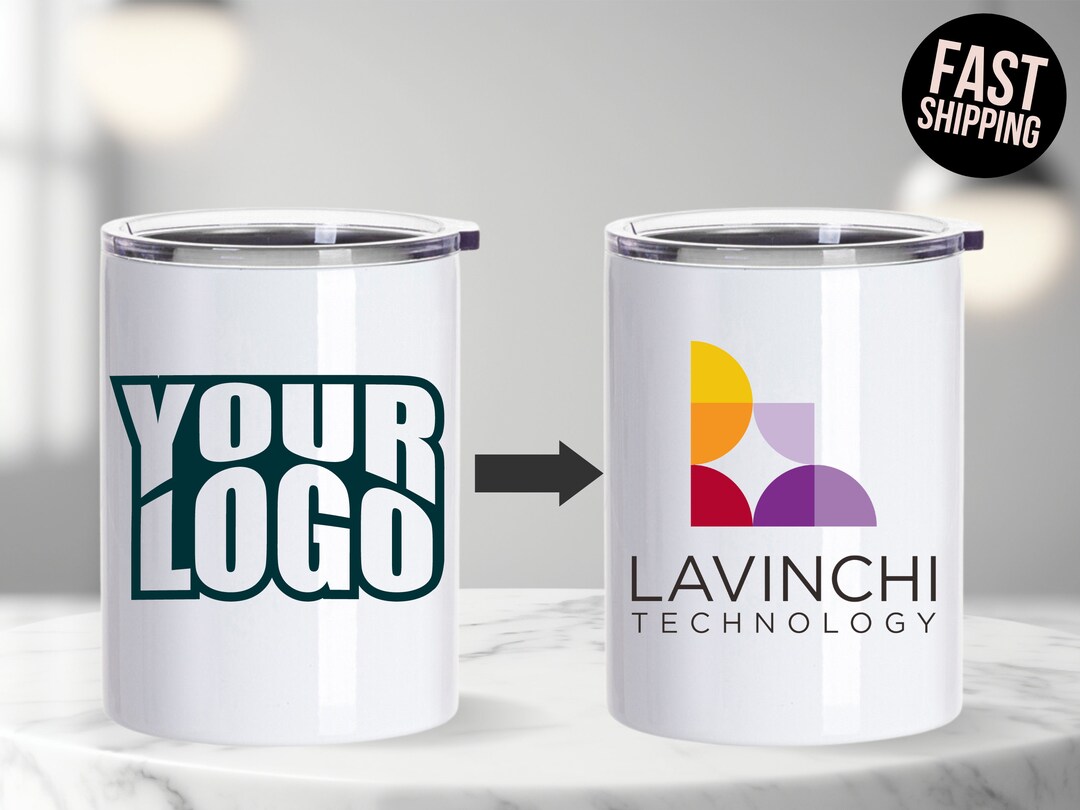 Custom Logo Tumbler Small Business Owner Promotional Item Corporate ...