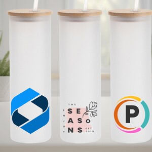 Custom Ice Coffee Cup Custom Logo Glass Coffee Cup Custom Frosted Cups ...