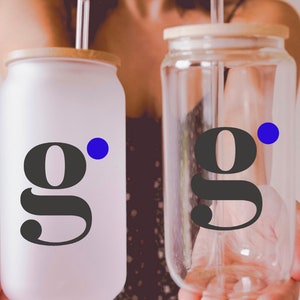 Custom Logo Iced Coffee Cup Personalized Gift Business Owner Branded ...