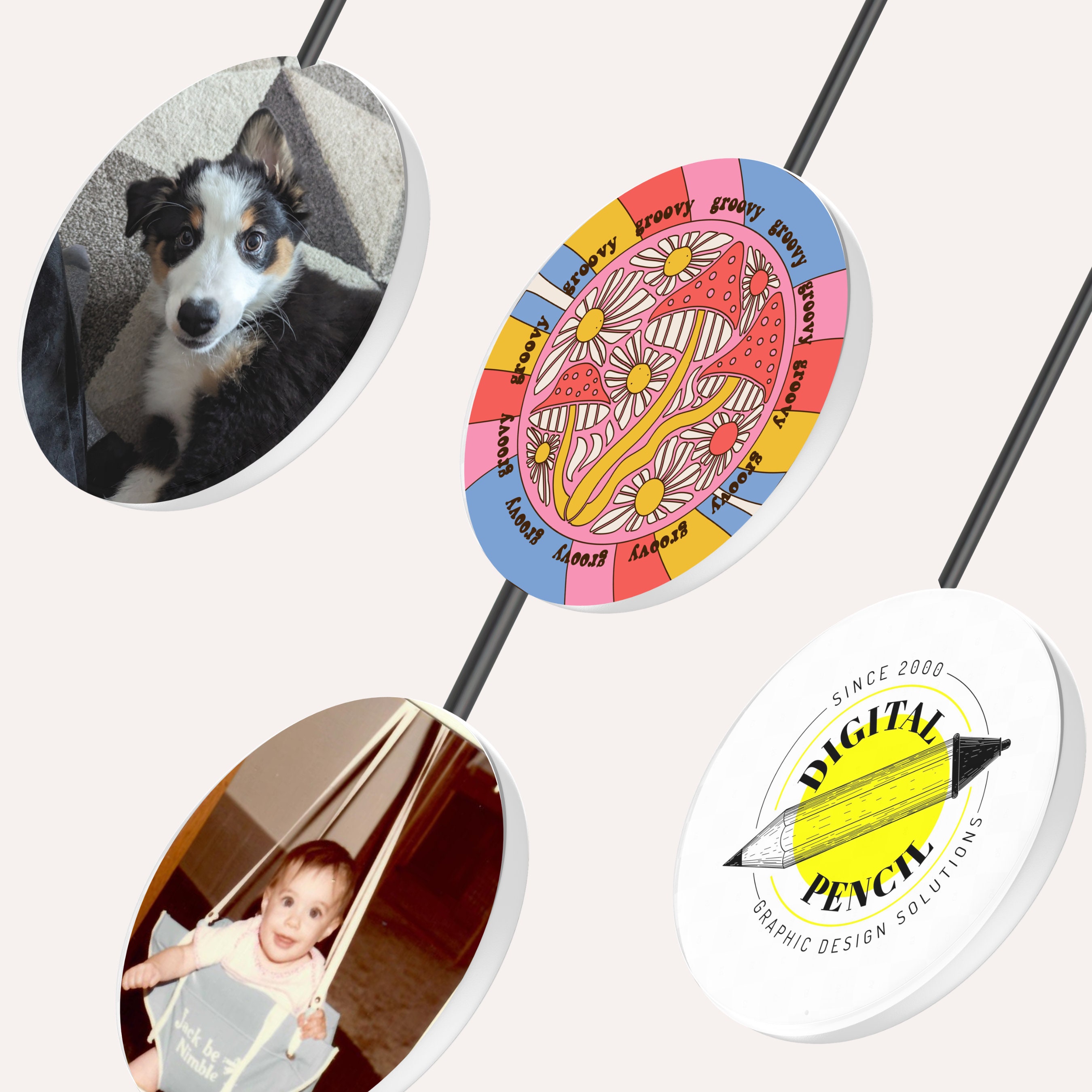 Custom Wireless Charger Personalized Wireless Charger Rapid Charger Pad ...
