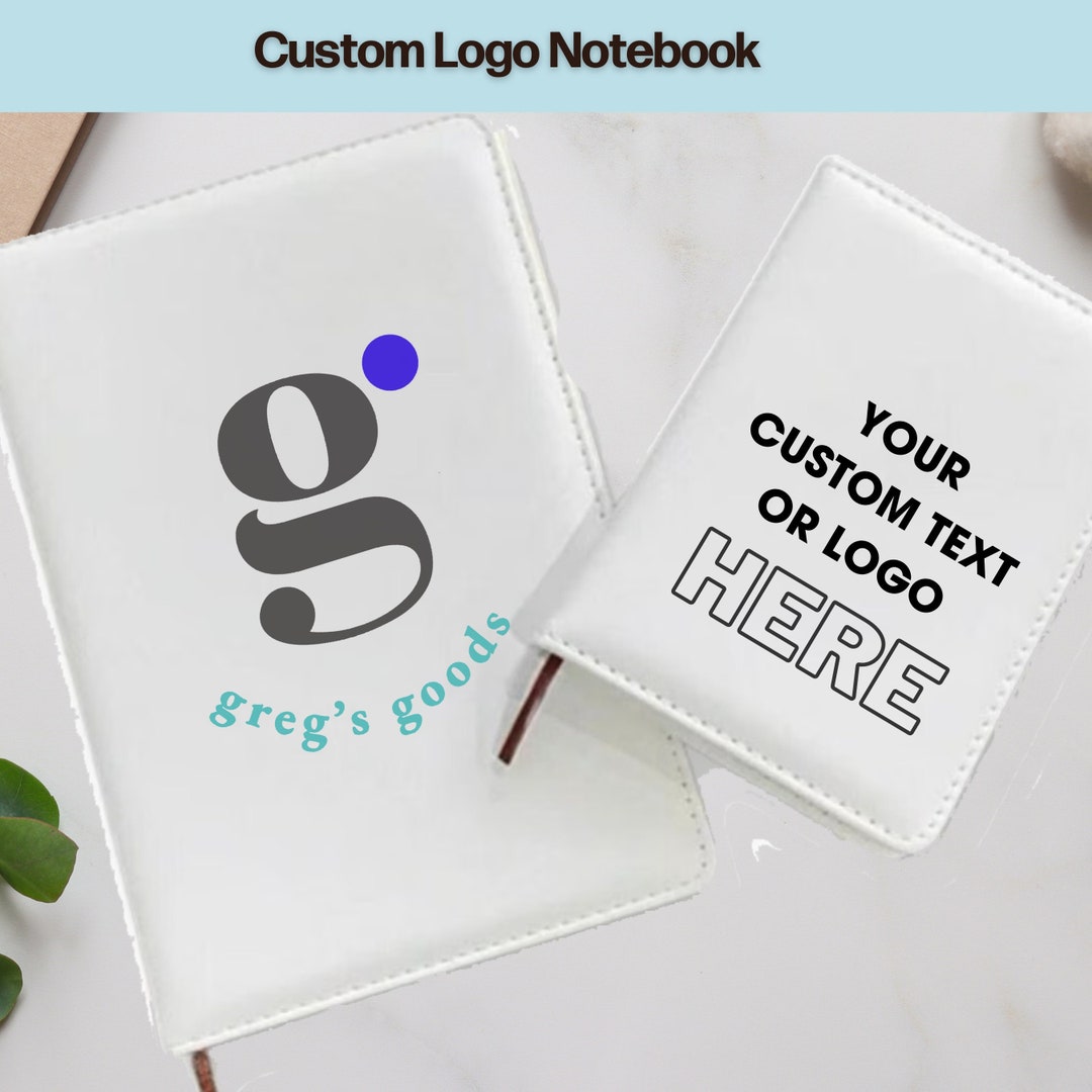 Custom Logo Journal Custom Logo Notebook Personalized Notebook ...