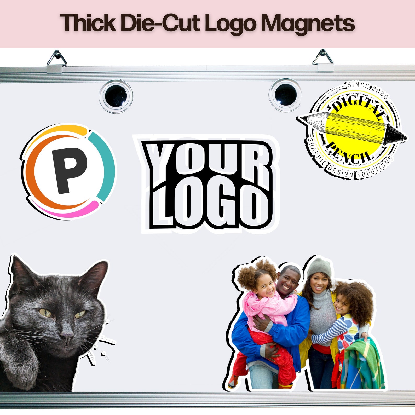 Thick Personalized Magnets Custom Logo Magnet Custom Photo Magnet ...