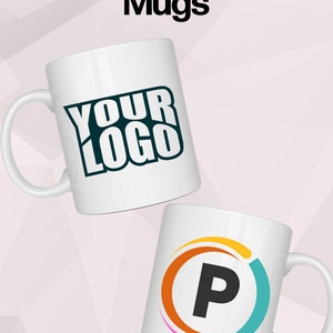 Custom Logo Mug Entrepreneur Gift Custom Text Mug Logo Mug Marketing ...