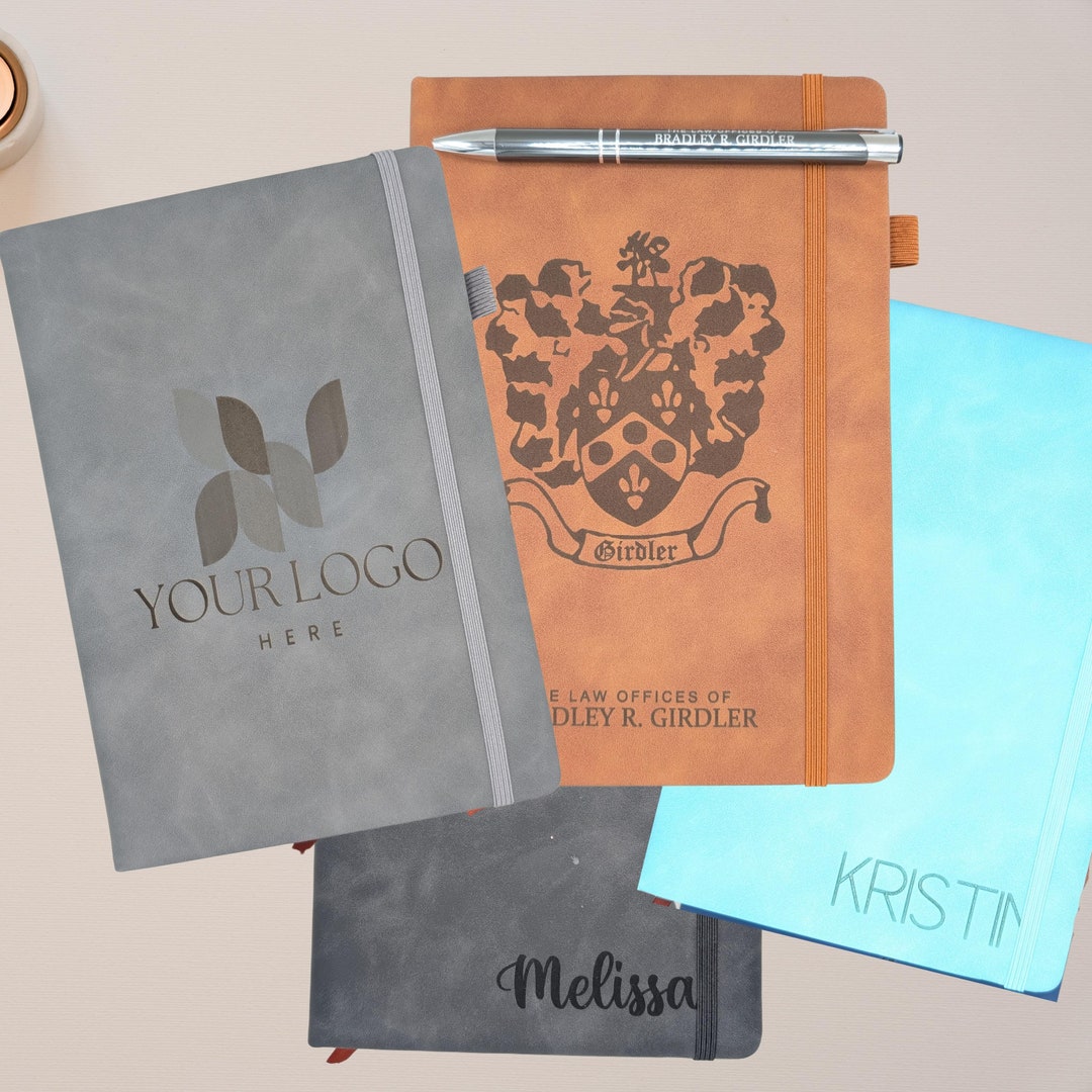 Personalized Notebook Custom Journal Engraved Leather Journal ...