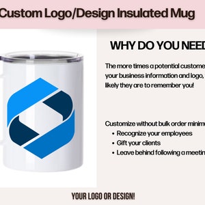 Custom Logo Mug Business Swag Personalized Mug Corporate Gift Company ...