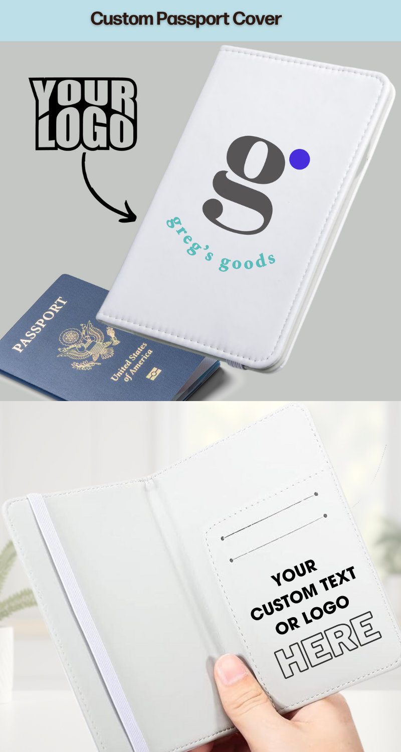 Custom Passport Cover Personalized Passport Holder Logo Passport Wallet ...