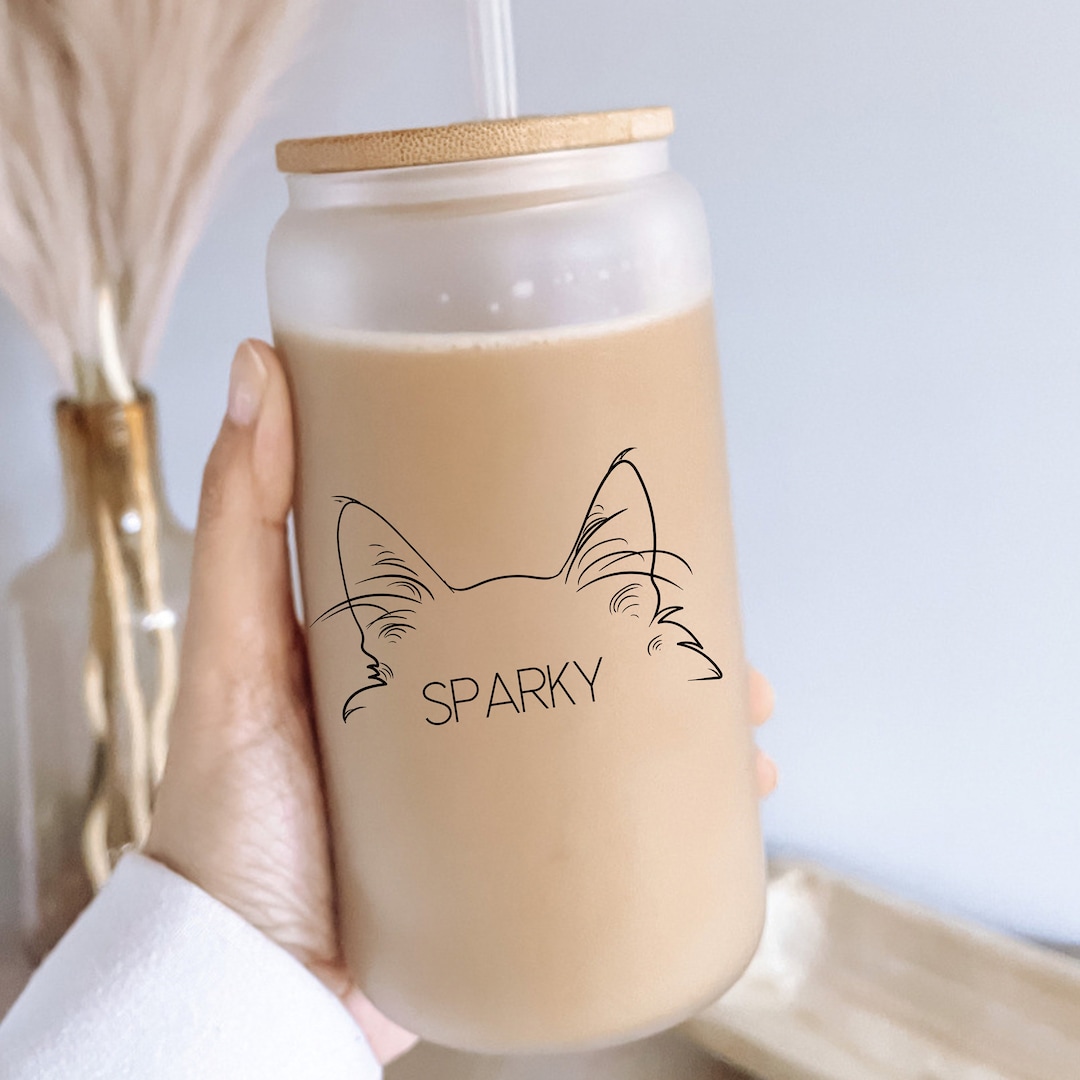 Custom Cat Mug Personalized Cat Mug Custom Cat Name Cat Face Mug Cat ...