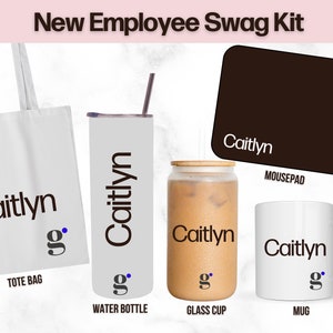 Custom New Employee Welcome Swag Kit Branded Gift Team Gift Employee ...
