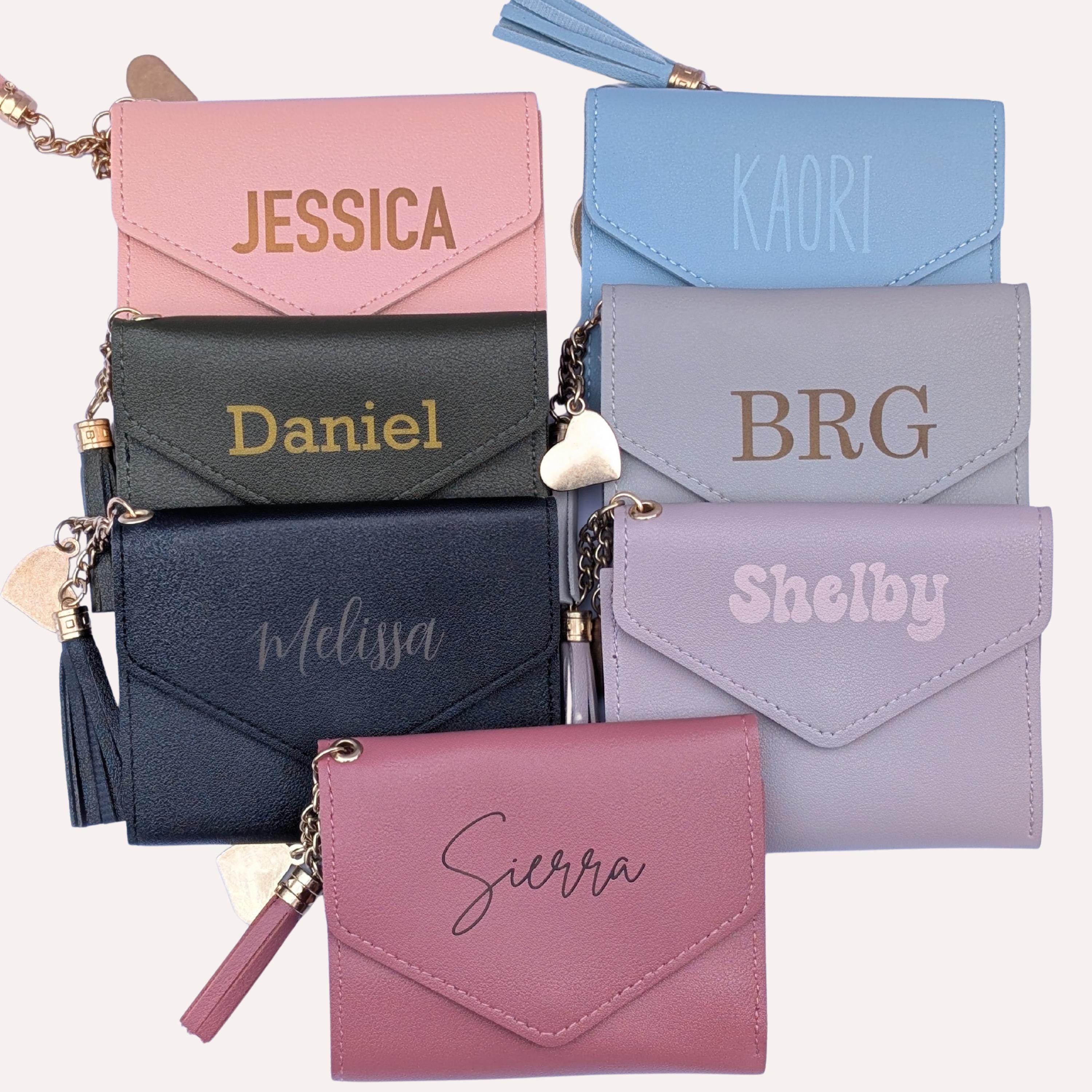 Personalized Gift for Women Pocket Wallet ID Card Holder Coin Purse ...