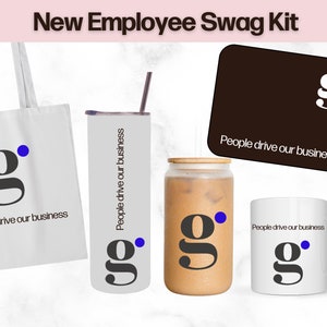 Custom New Employee Welcome Swag Kit Branded Gift Team Gift Employee ...