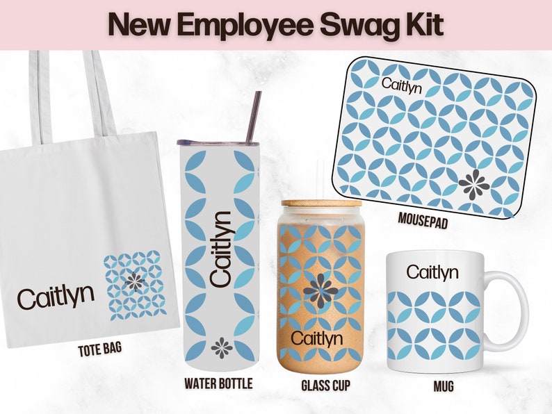 Custom New Employee Welcome Swag Kit Branded Gift Team Gift Employee ...