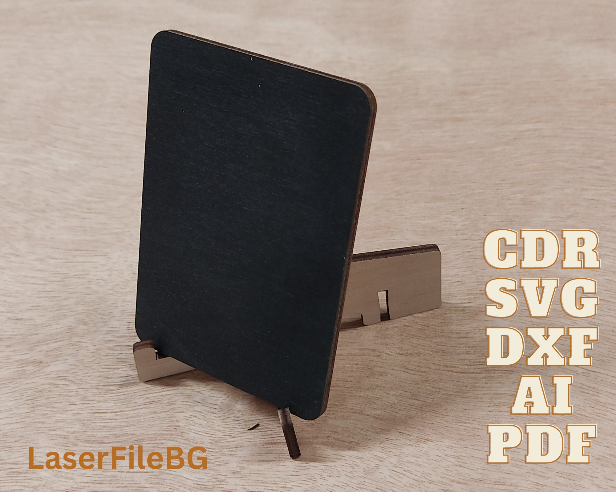 Mobile Phone Stand / Tablet Stand / Pattern Vector for Laser Cutting ...