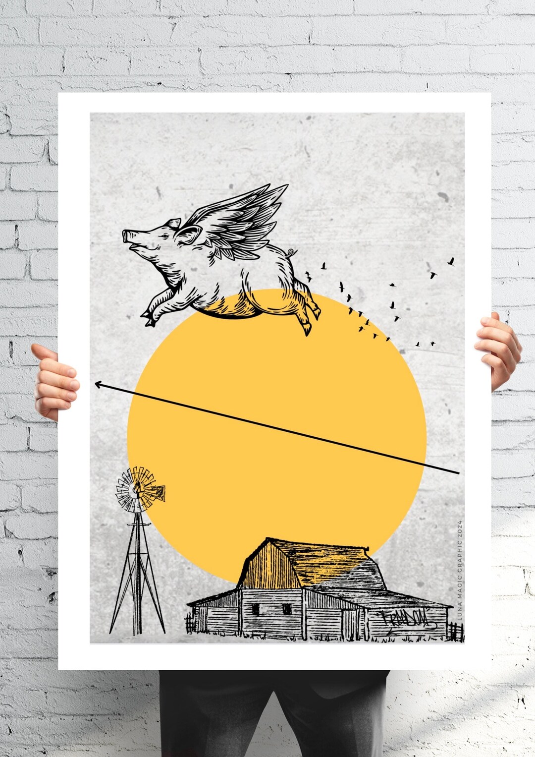 Digital PNG Art: Flying Pig an Inspiring Metaphor of Possibilities and ...