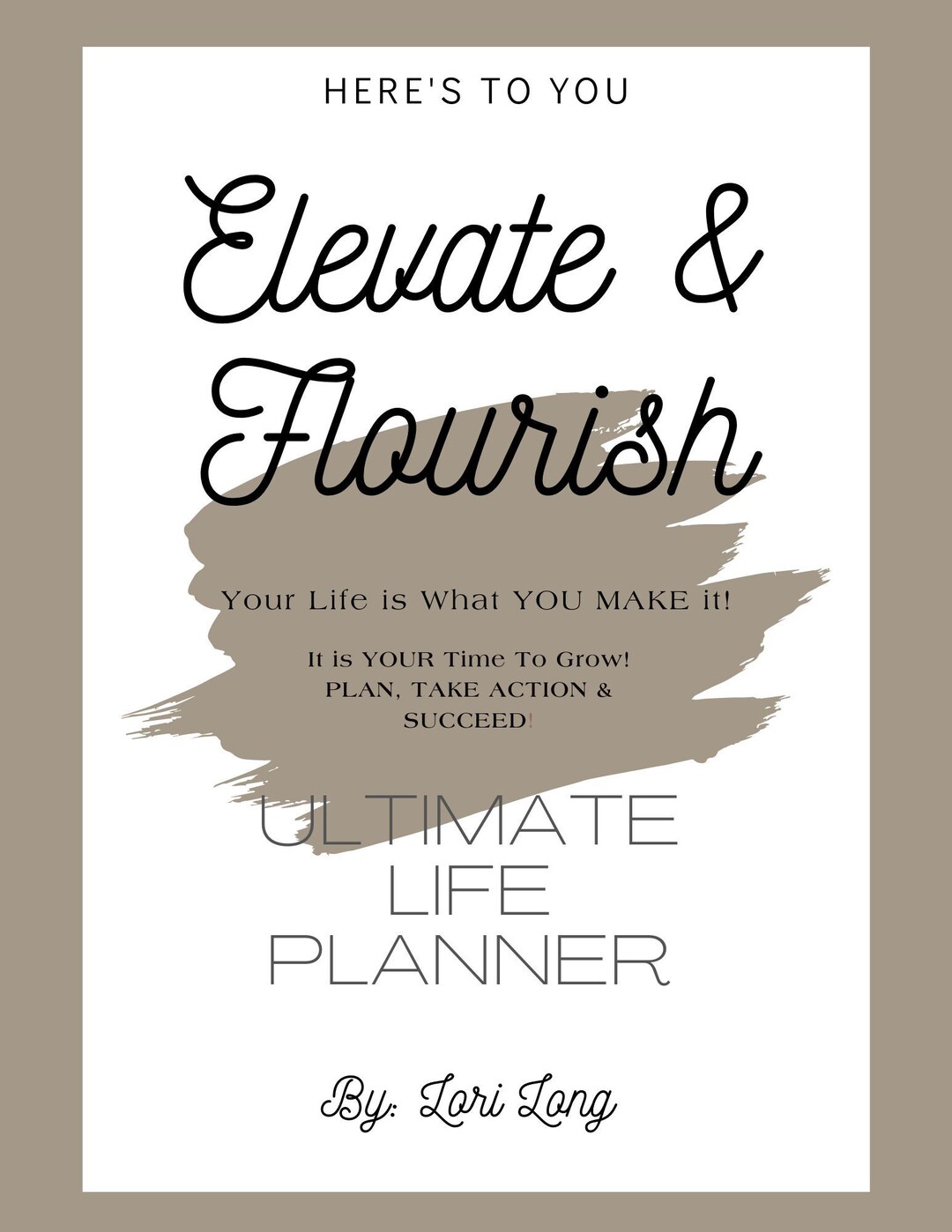 Elevate & Flourish Digital Planner - Etsy