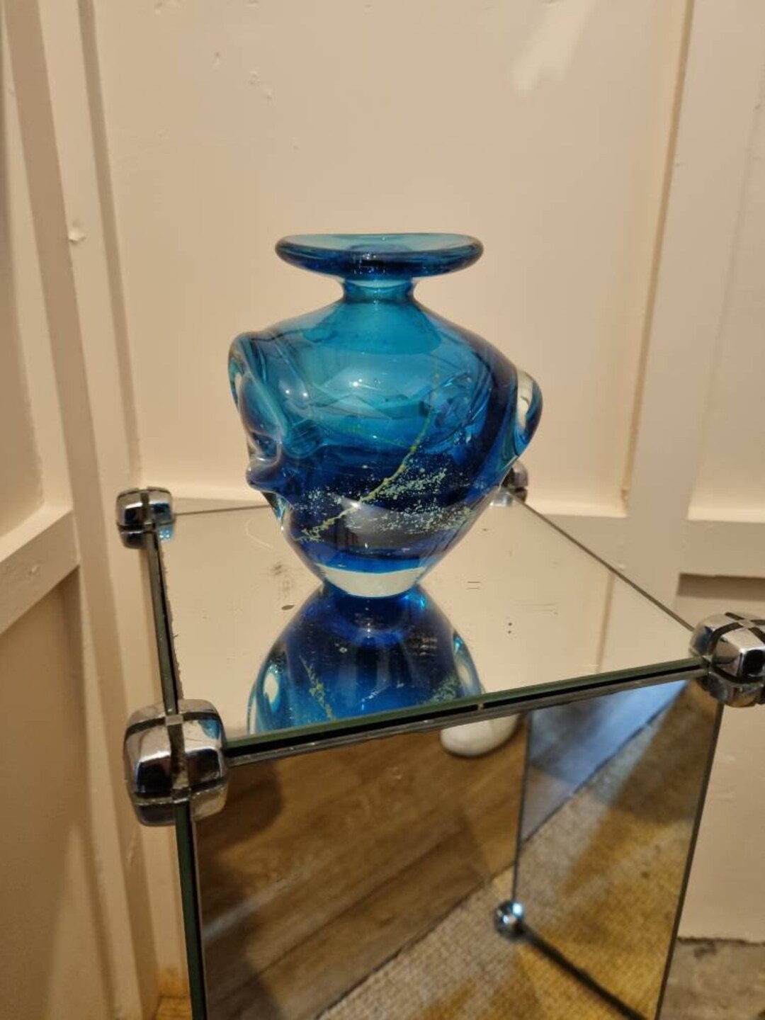 Beautiful Michael Harris Art Glass Vase. - Etsy