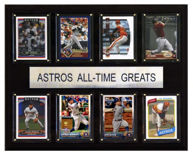 Houston Astros MLB All Time Greats 8 Card Player Plaque - Etsy
