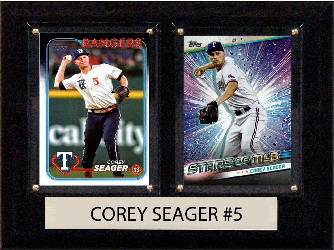 Corey Seager Texas Rangers 2024 Topps Card Plaque 6x8 - Etsy