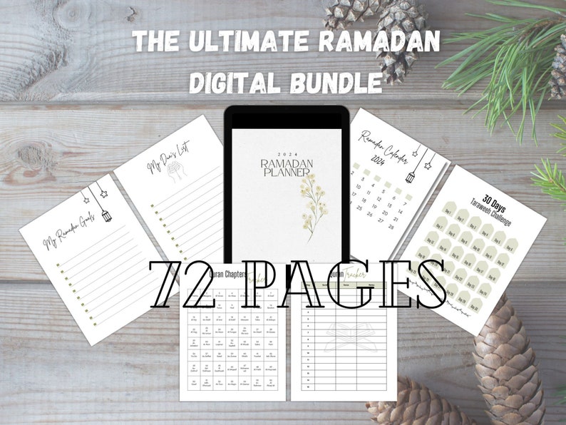 Ramadan Planner 2025 | Digital and Printable Salah, Dua, Quran ...