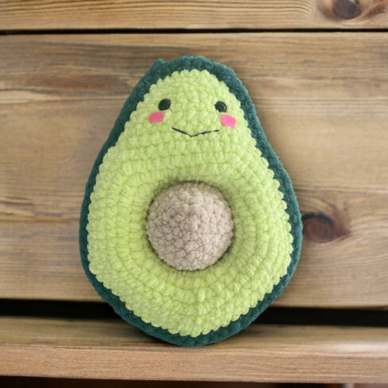 Avocado Plush Toy - Etsy