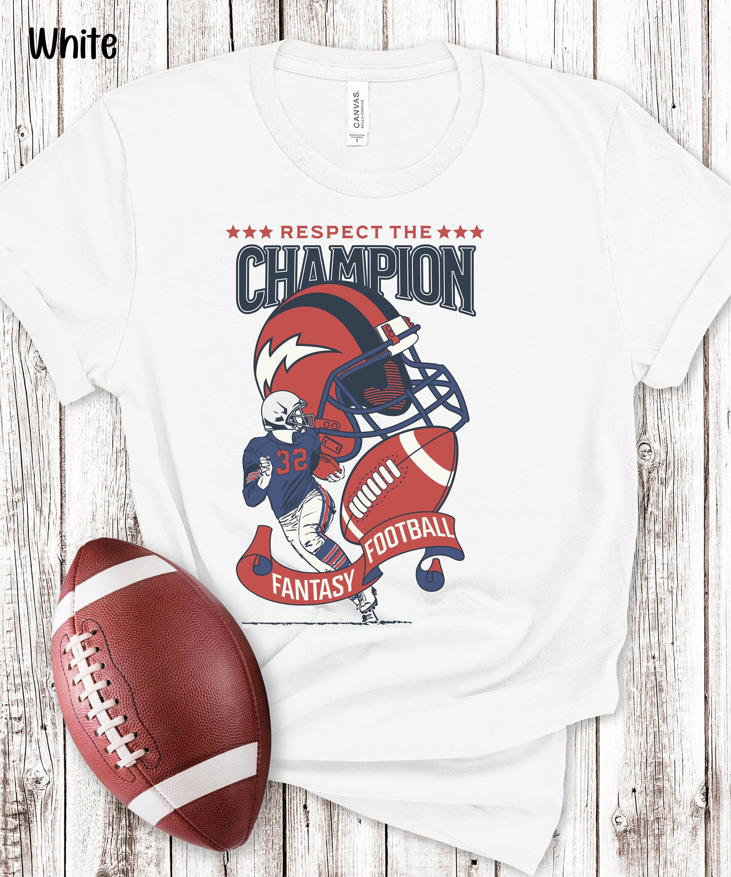 Respect the Champion Fantasy Football, Football Gift, Commish Champ ...