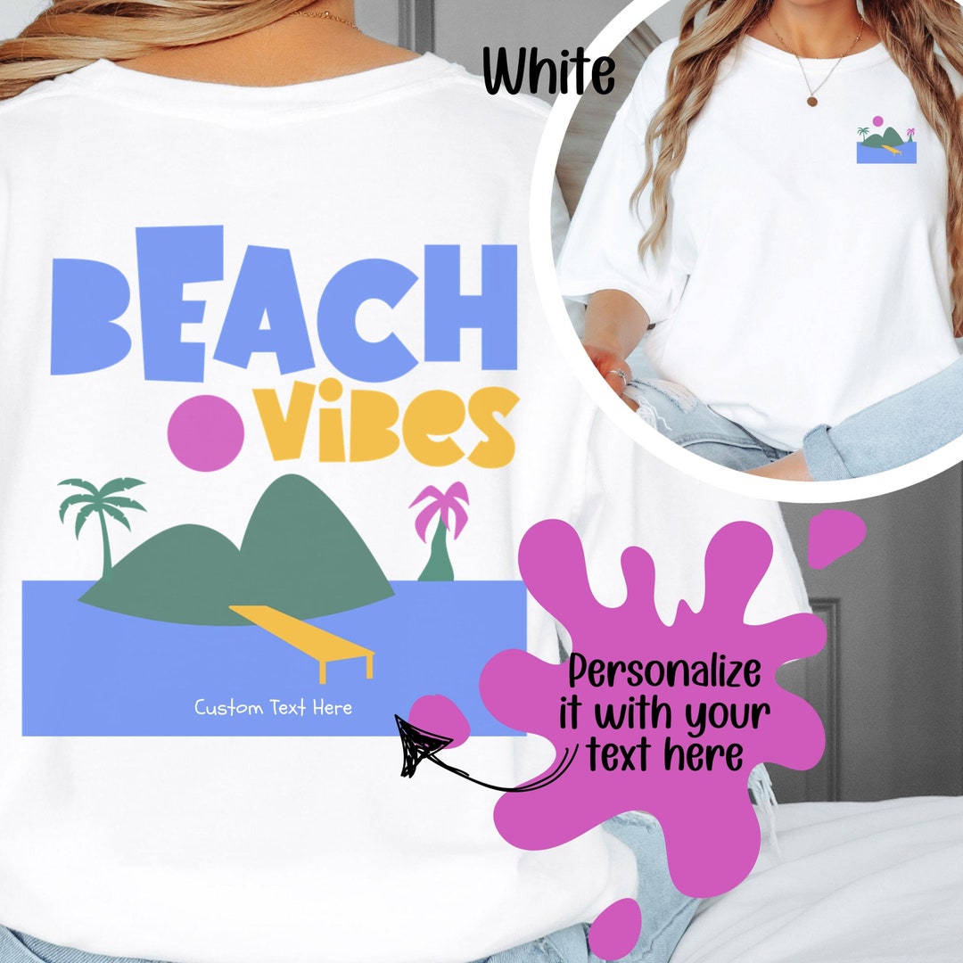 Personalized Beach Shirt, Group Vacation Shirt, Bachelorette Shirt ...