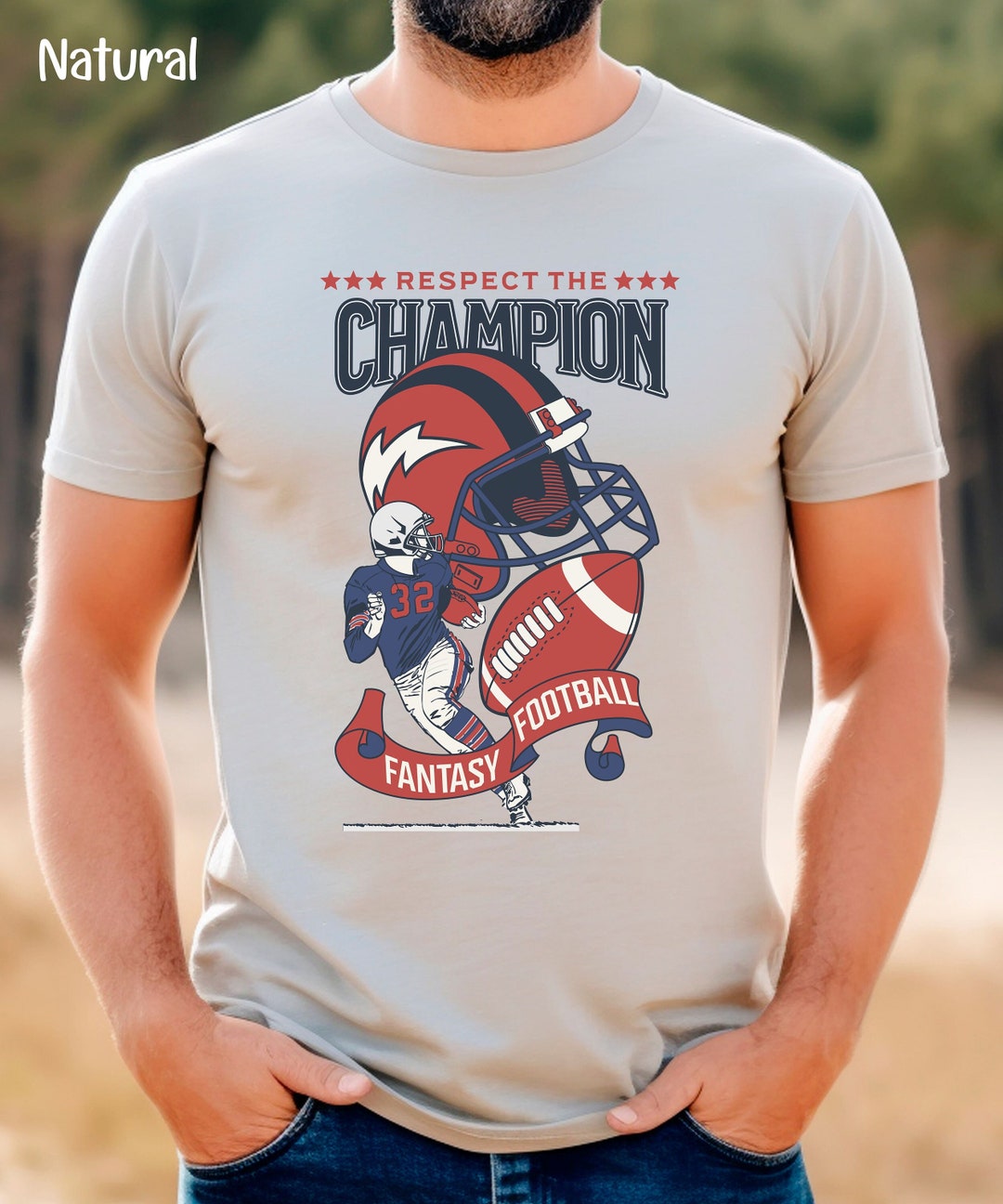 Respect the Champion Fantasy Football, Football Gift, Commish Champ ...