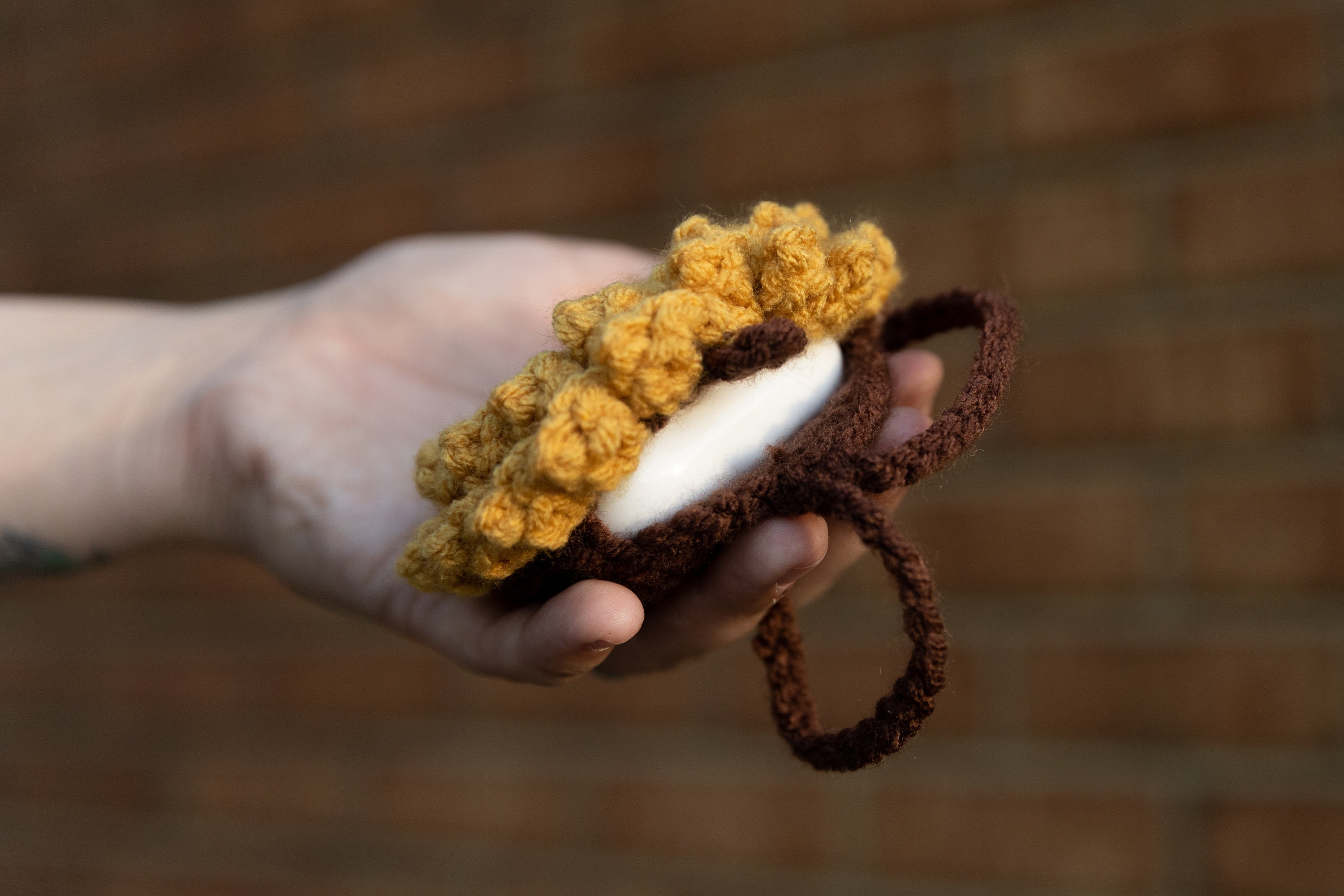 Handmade Sunflower Crochet AirPod Case, Bag Charm, Sunflower Pouch ...