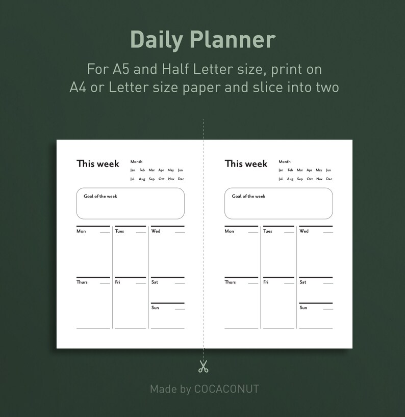 Weekly Planner Printable Template to Do List Task List - Etsy