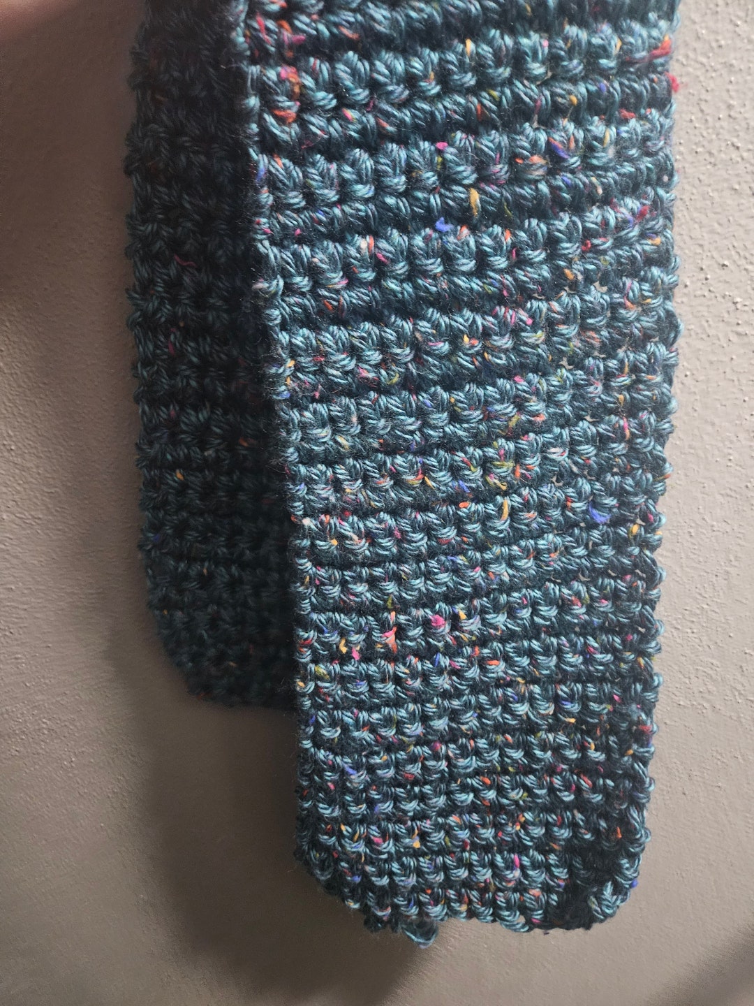 Wide Single Crochet Scarf - Etsy