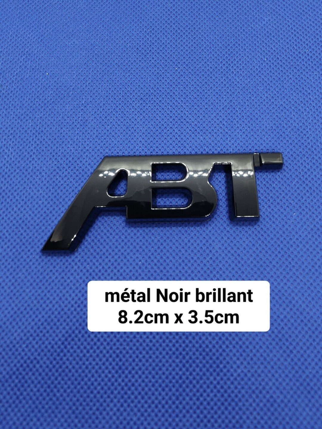 1 Logo Emblem Abt-front Fenders Glossy Black METAL - Etsy