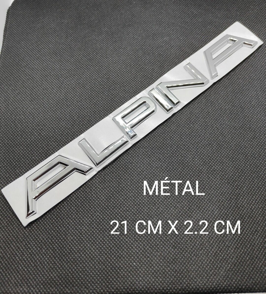 Alpina Logo Metal Chrome Emblem Sticker - Etsy