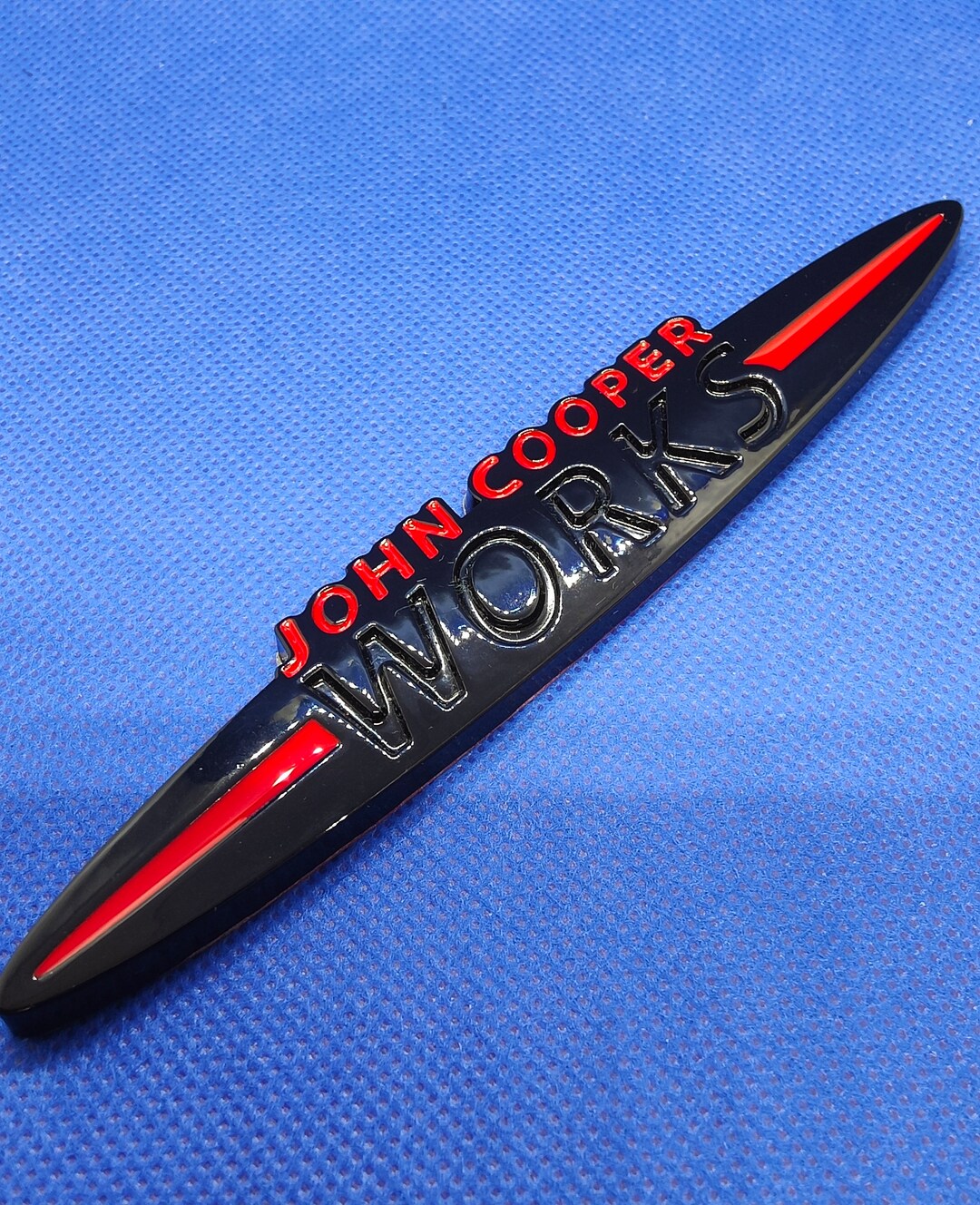 MINI JCW John Cooper Works Emblem Badge Logo Metal Trunk 135mm - Etsy