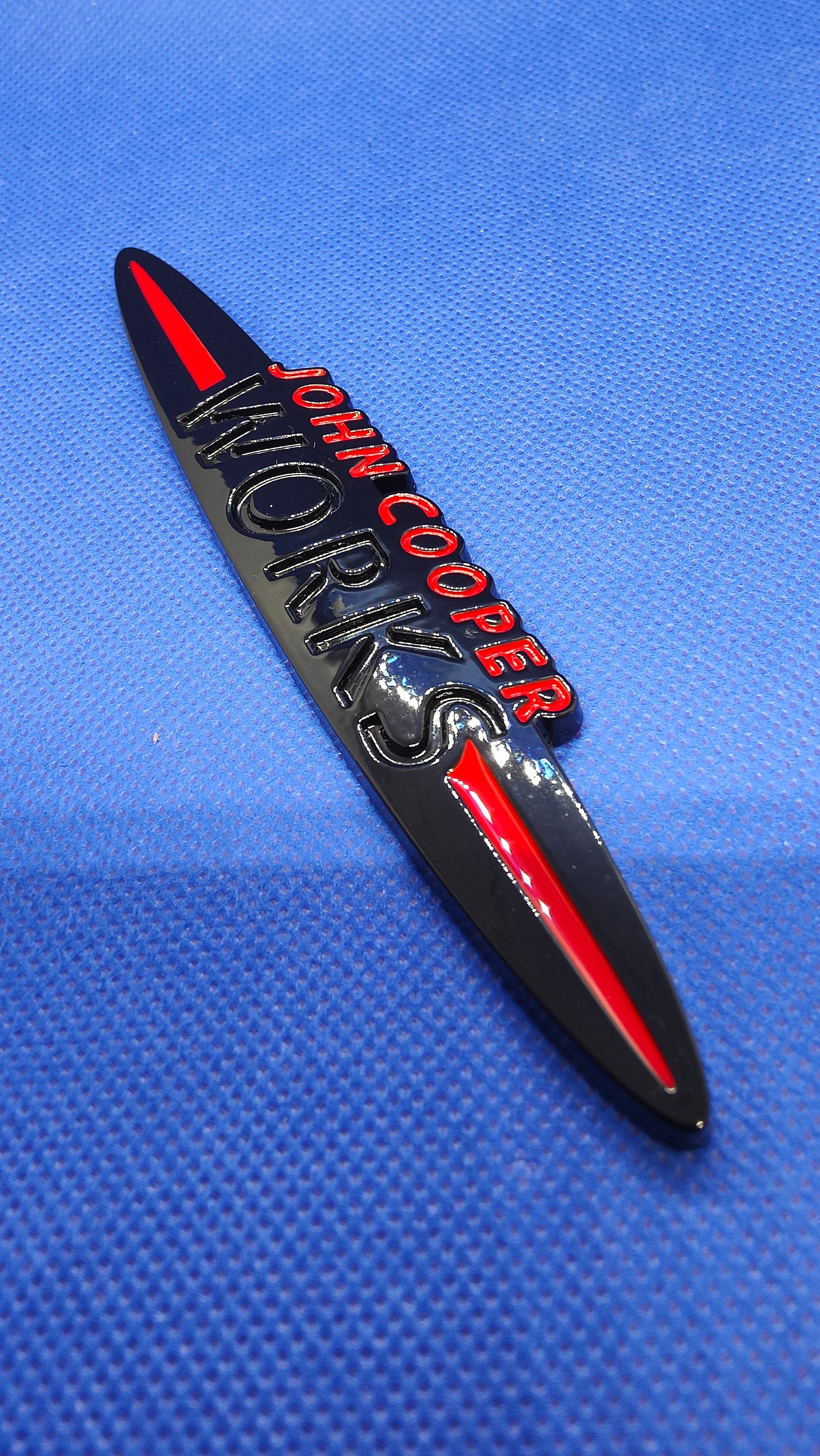 MINI JCW John Cooper Works Emblem Badge Logo Metal Trunk 135mm - Etsy