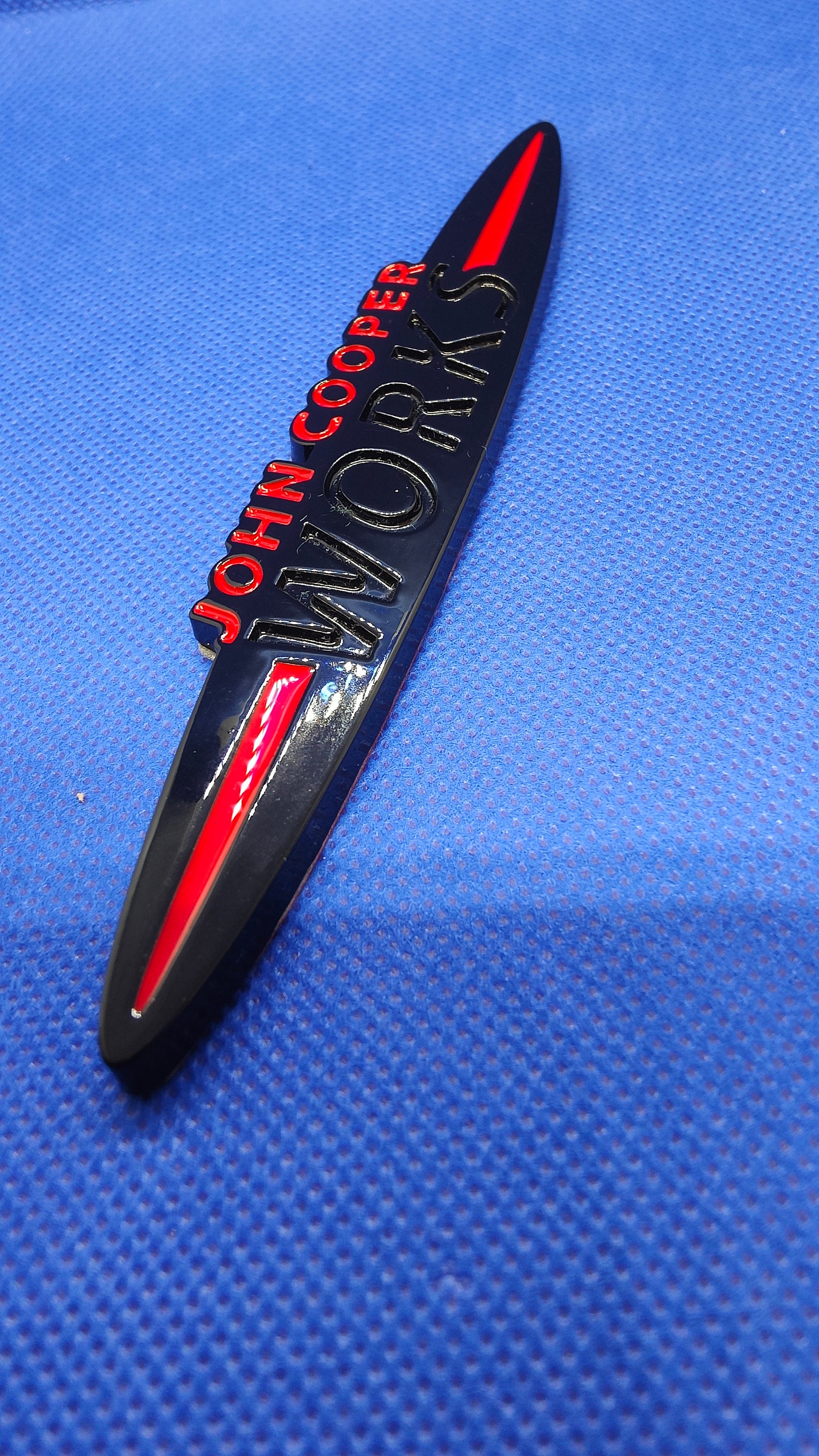 MINI JCW John Cooper Works Emblem Badge Logo Metal Trunk 135mm - Etsy