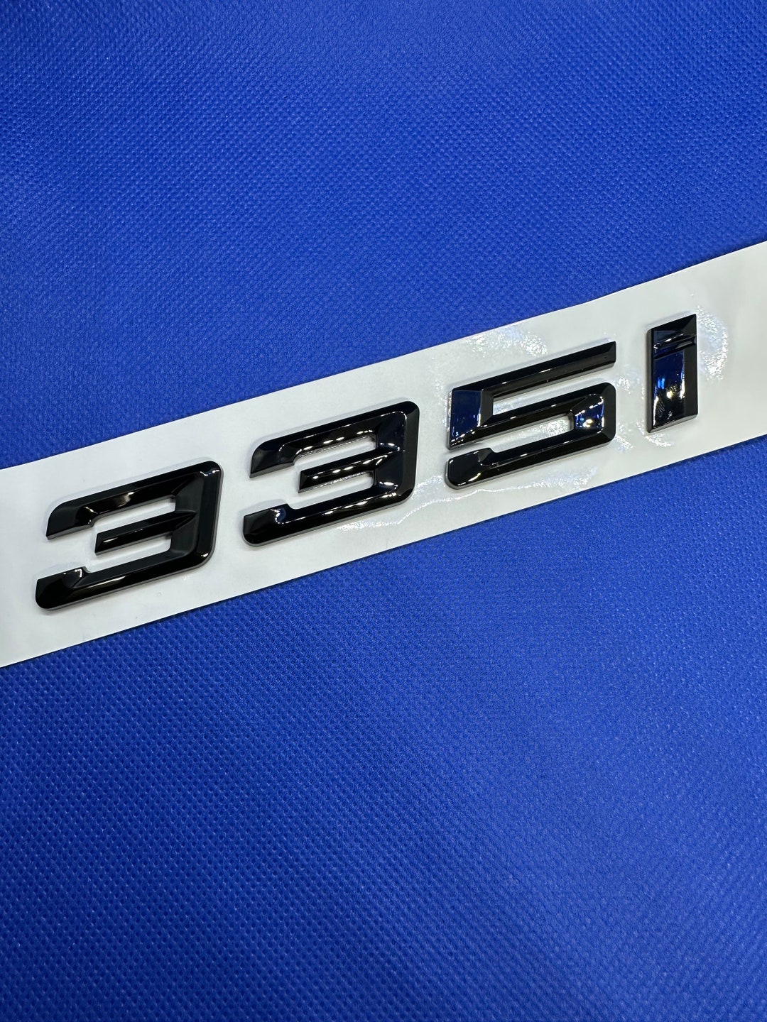 Logo 335i GLOSSY BLACK Badge Emblem Sticker - Etsy